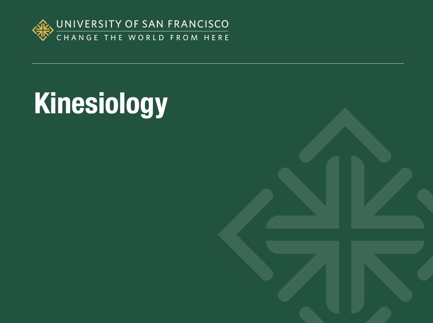 New Student Registration - CAS - The Kinesiology Program | myUSF